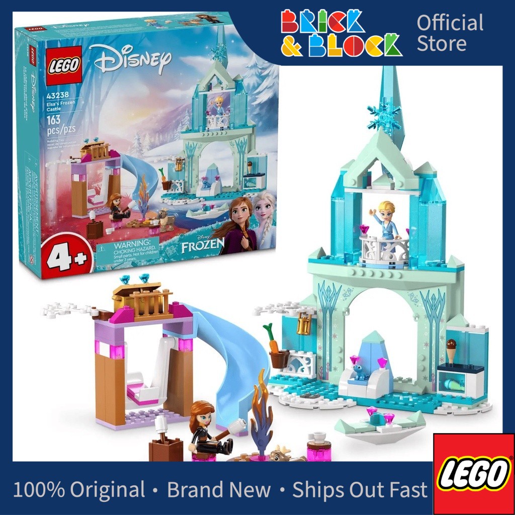 LEGO 43238 Elsa's Frozen Castle | LEGO Disney | Shopee Malaysia
