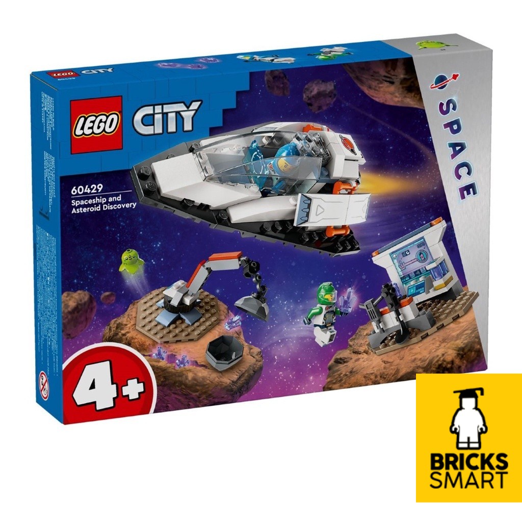 LEGO 60429 City Spaceship and Asteroid Discovery Building Toy Set (126 ...