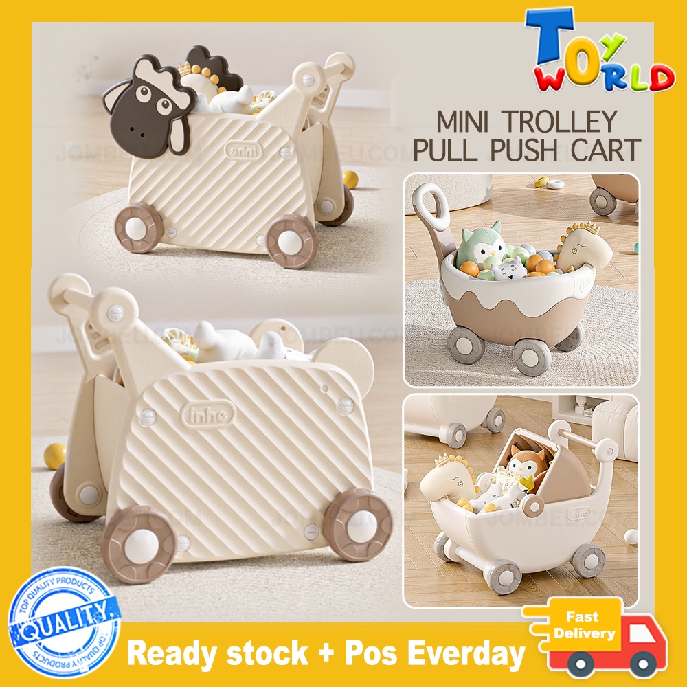 Large Capacity Shopping Cart Kids Children MINI TROLLEY PULL PUSH CART ...