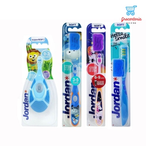 Jordan Kids Step Teens Toothbrush (Step 1/Step 2/Step 3/Step Teen ...
