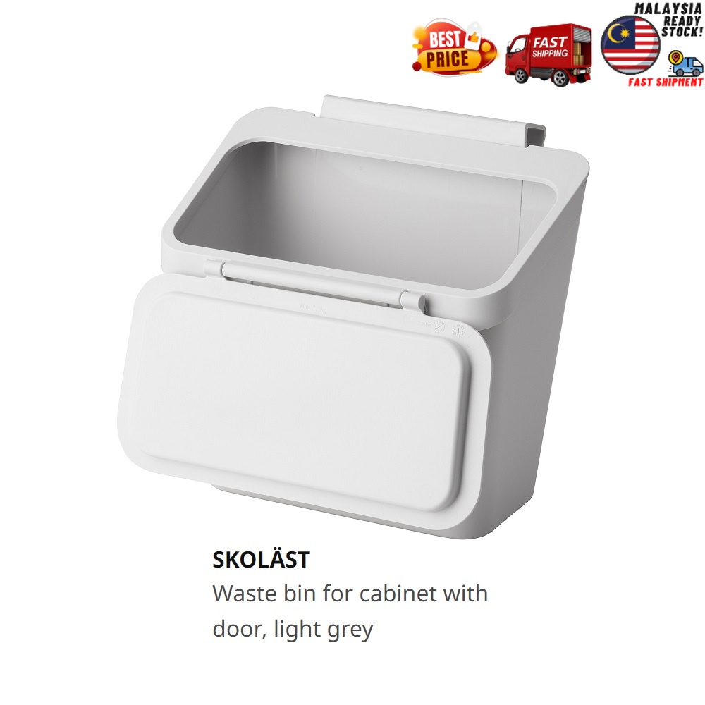 MINIKEA [26x16x31cm] Cabinet Trash Bin . Hanging Waste Bin . Kitchen ...