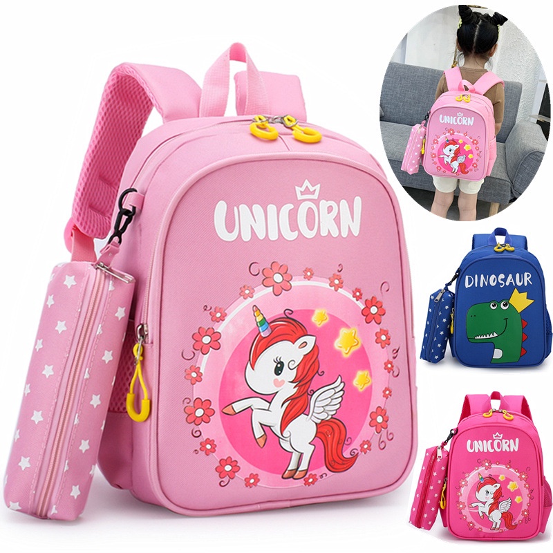 30CM Kids Girl School Preschool Bag Children Unicorn Schoolbag Cartoon ...