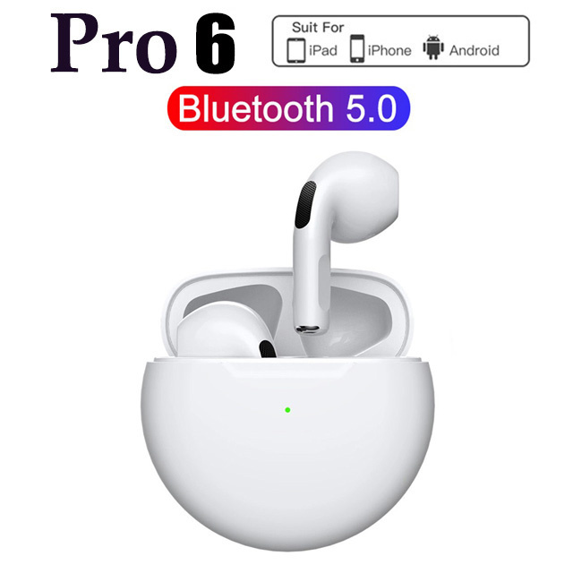 Original Pro6 Tws Bluetooth Earbuds Wireless Bluetooth Earphone Touch