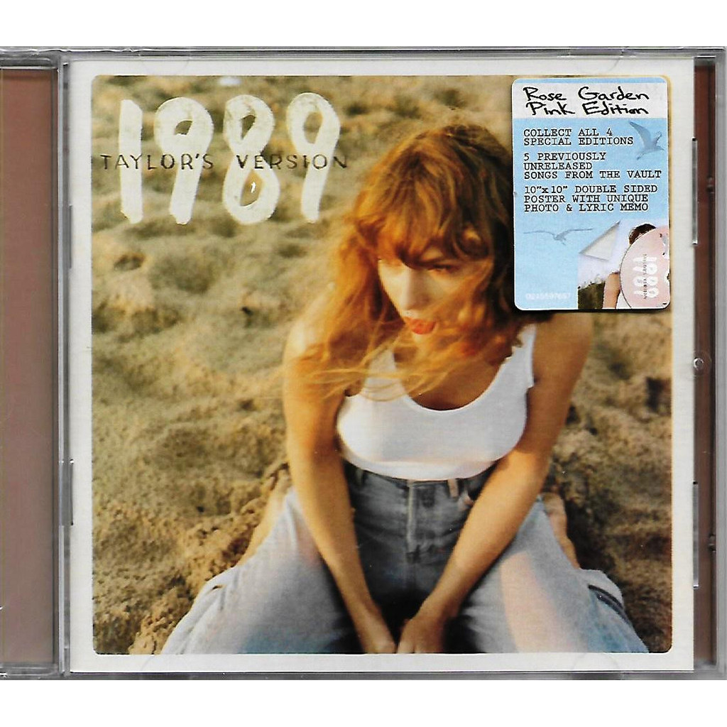 Taylor Swift 1989 Taylor's Version Rose Garden Pink Edition CD + Poster ...