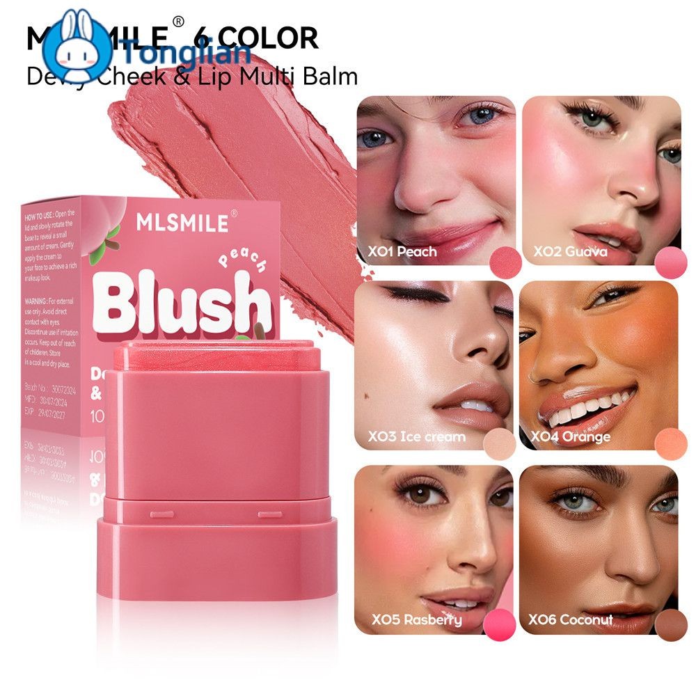 [COD]MLSMILE Fruit Blush Stick 2 In 1 Lipstick Lip Balm Easy To Color ...