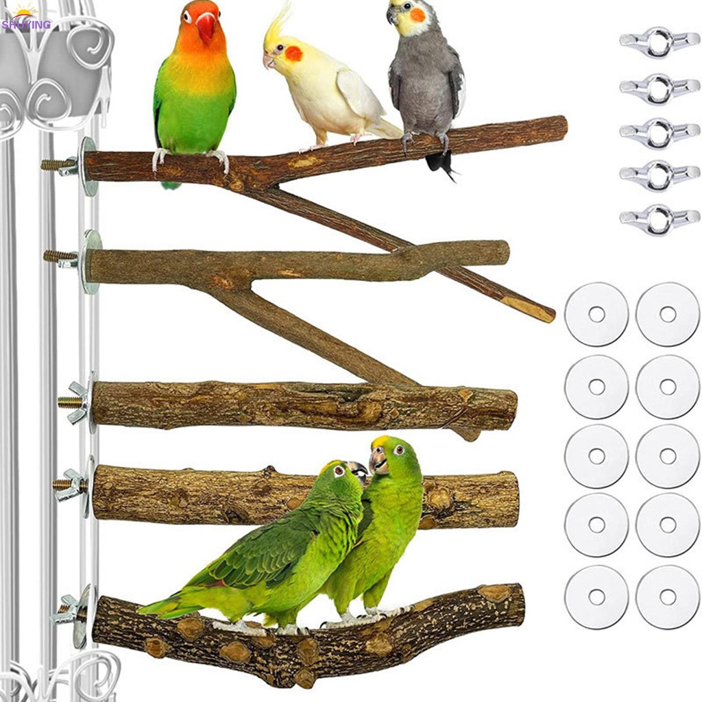 Parrot Bird Perch Nature Wooden Natural Grape Stick Stand Stick Health ...