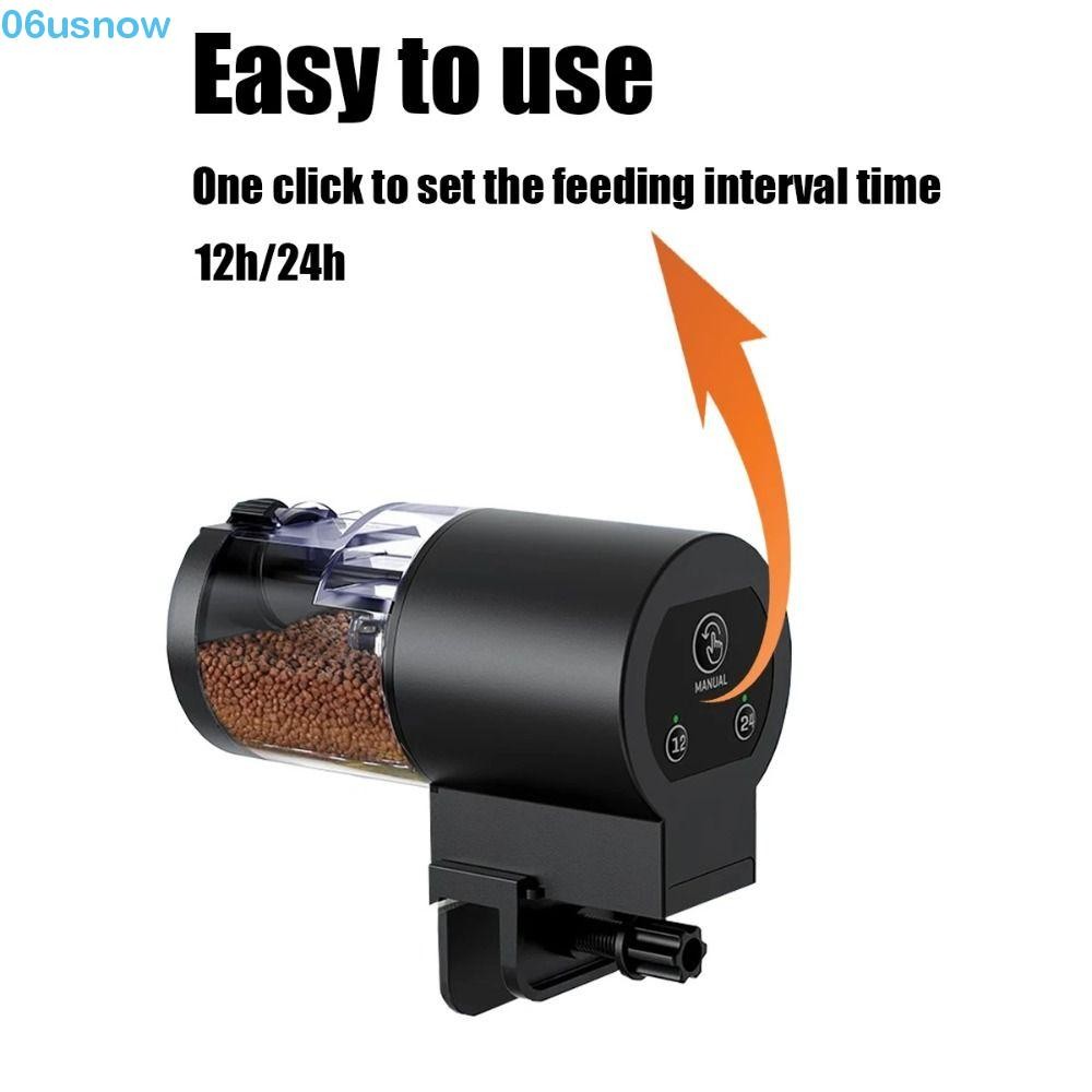 USNOW Auto Feeder, 100Ml Capacity Large Capacity Automatic Fish Tank ...