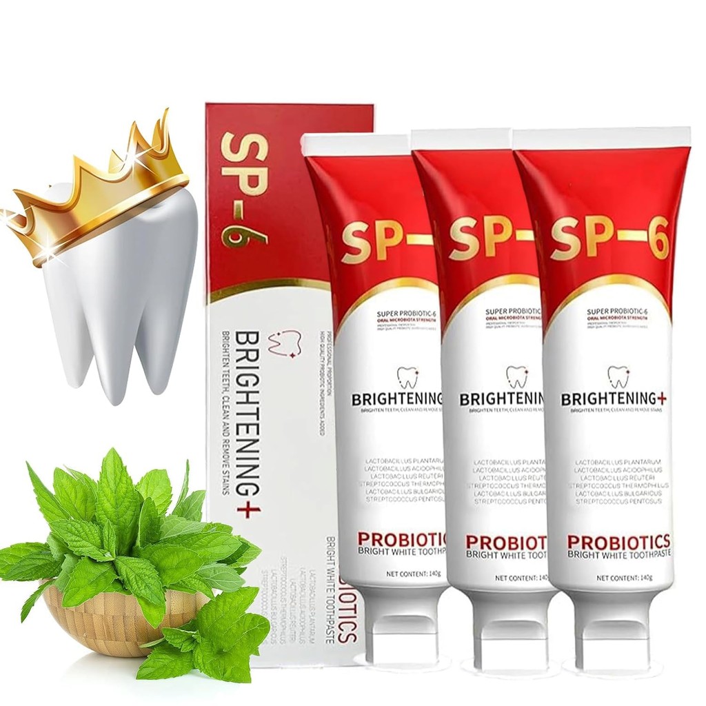 Supplement with Pure Supports AdvancedSuper Probiotic-6 Toothpaste ...