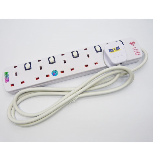 5 Meter SIRIM APPROVED Electric Wire Extension Trailing Socket Neon 5G ...