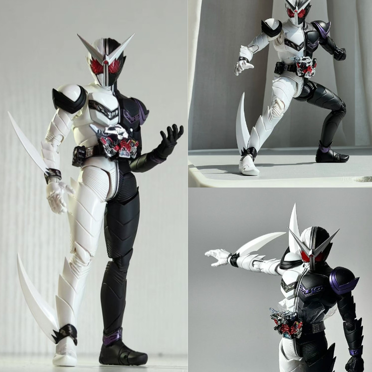 Kamen Rider SHF Super Action Figure Hell Locust Fang Ace Metal Version ...