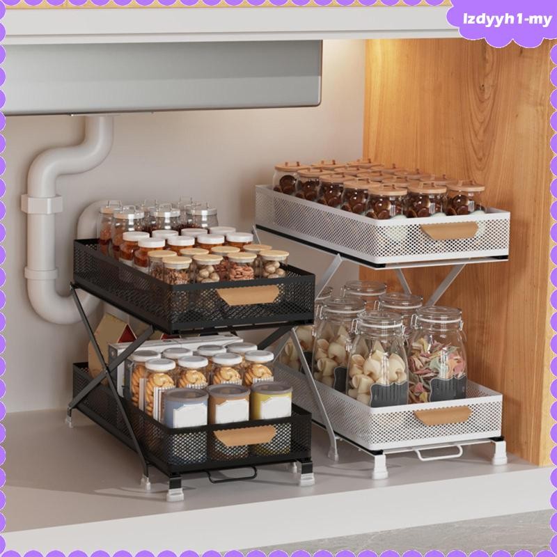 [JoyDIY] Pull Out Cabinet Organizer Slide Out Spice Rack for Kitchen ...
