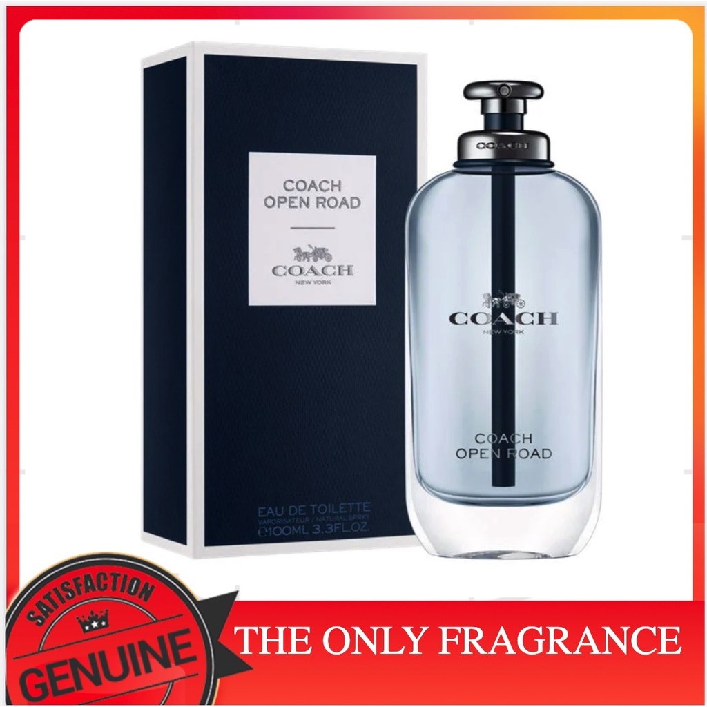 Coach Open Road Eau de Toilette 100ML [ Original Perfume Men ] | Shopee ...