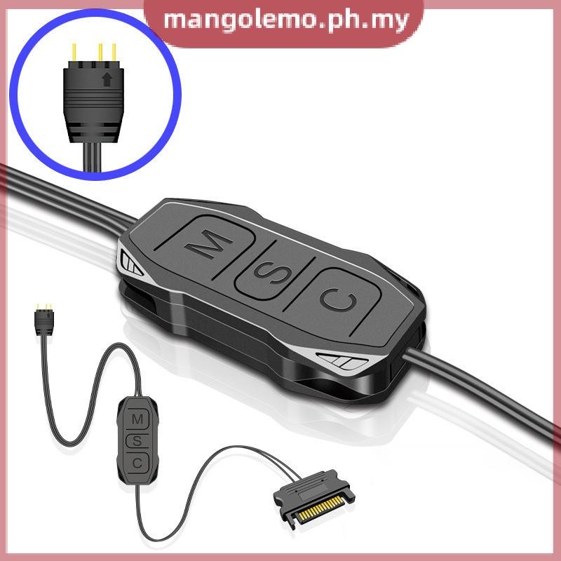 [MANGO] ARGB Controller 5V 3pin To SATA Power Supply Mini RGB ...
