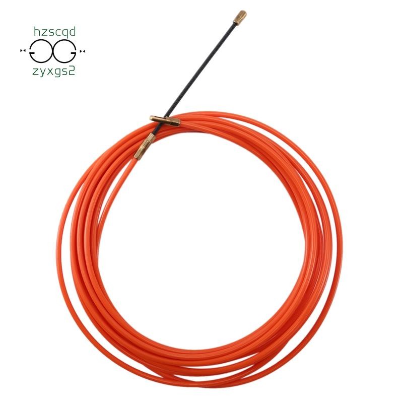 4Mm Orange Guide Device Nylon Electric Cable Push Pullers Duct Snake ...