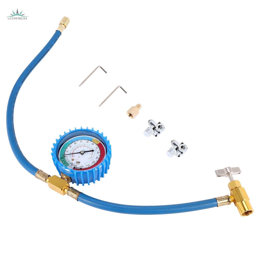 R134A Refrigerator Freon Recharge Hose Kit, R134A AC Refrigerant ...