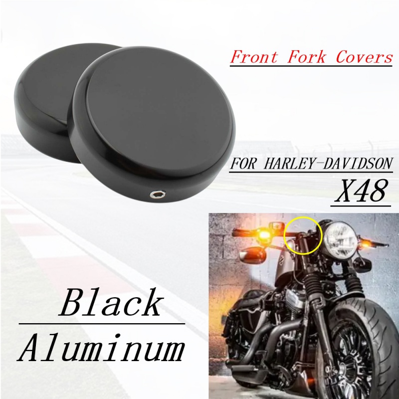 XL1200X X48 Motorcycle Front Fork Covers Aluminum Upper For Harley ...