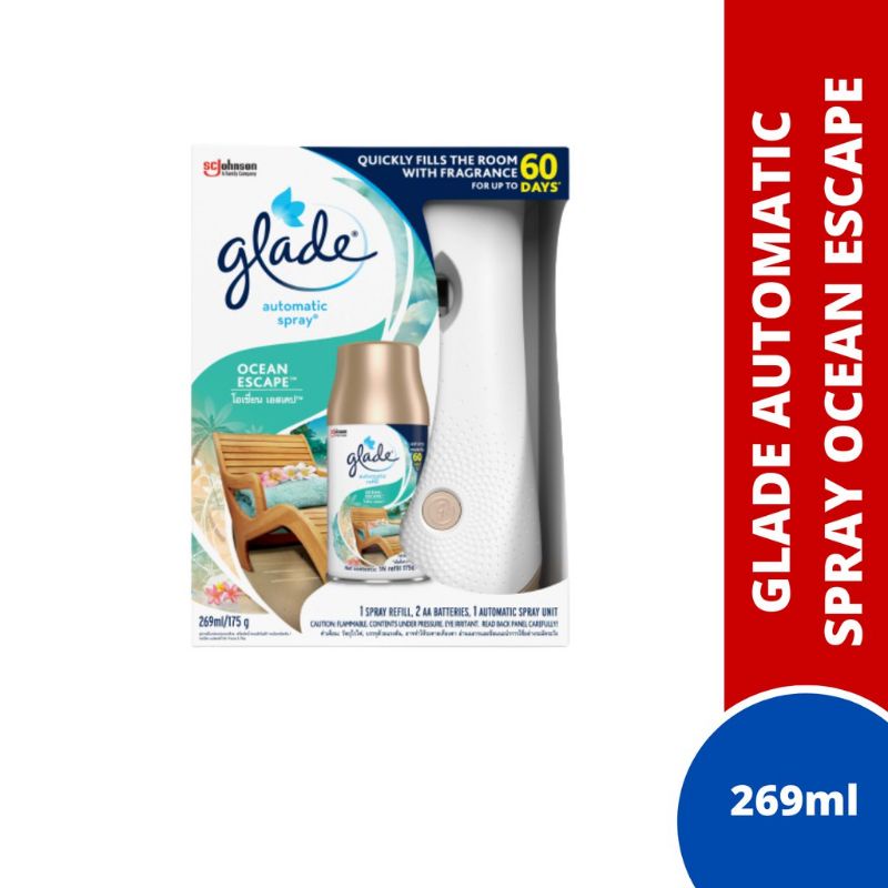 Glade Automatic Spray Ocean Escape 269ml | Shopee Malaysia