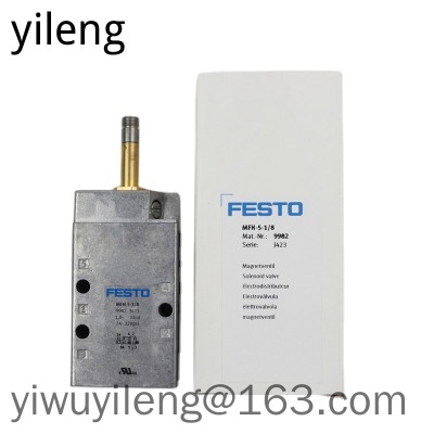FESTO pneumatic solenoid valve MFH-5-1/8 9982 MFH-3-1/8 7802 ready to ...