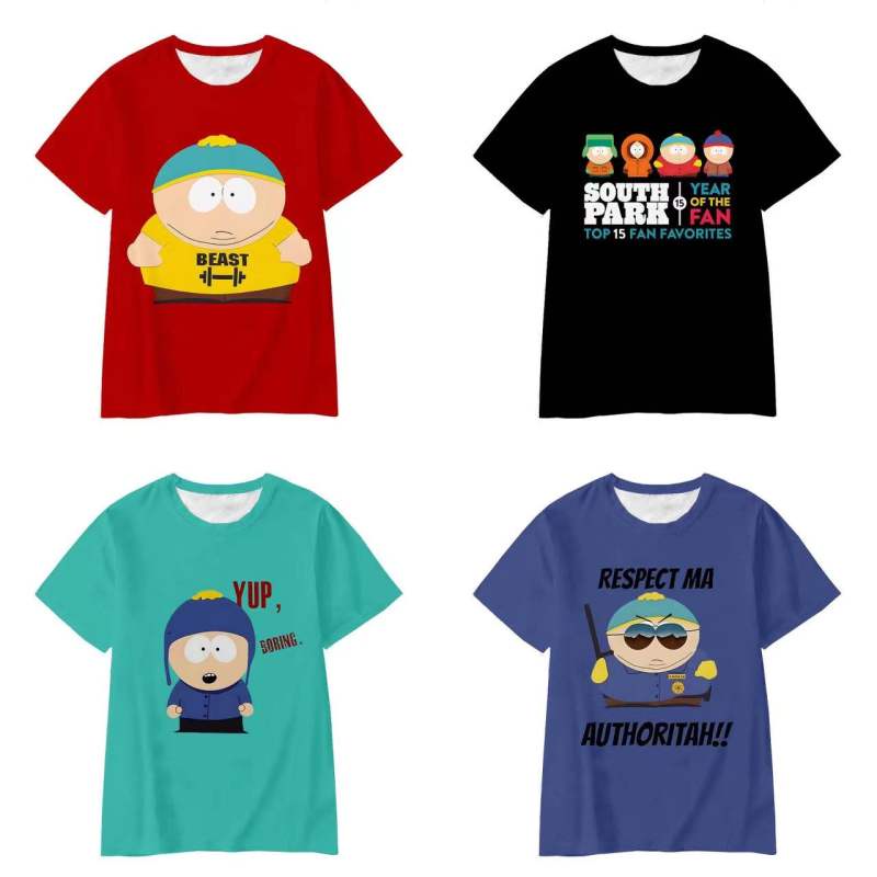 South Park shirt Parent-child clothing | Shopee Malaysia