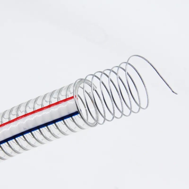 PVC Odorless Steel Wire Pipe Transparent Hose Plastic Thickened Spiral ...