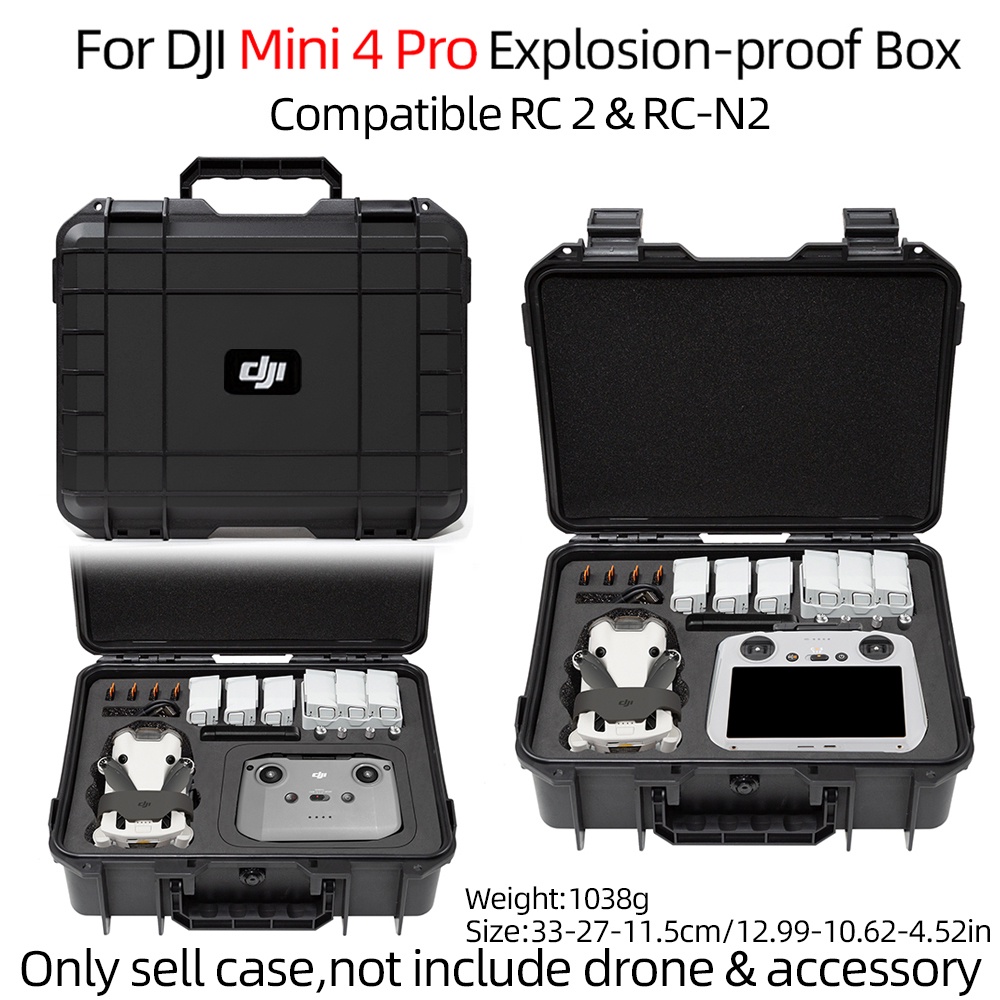 For DJI Mini 4 Pro /Mini3 Pro/mini3 Case Explosion-proof Box Compatible ...