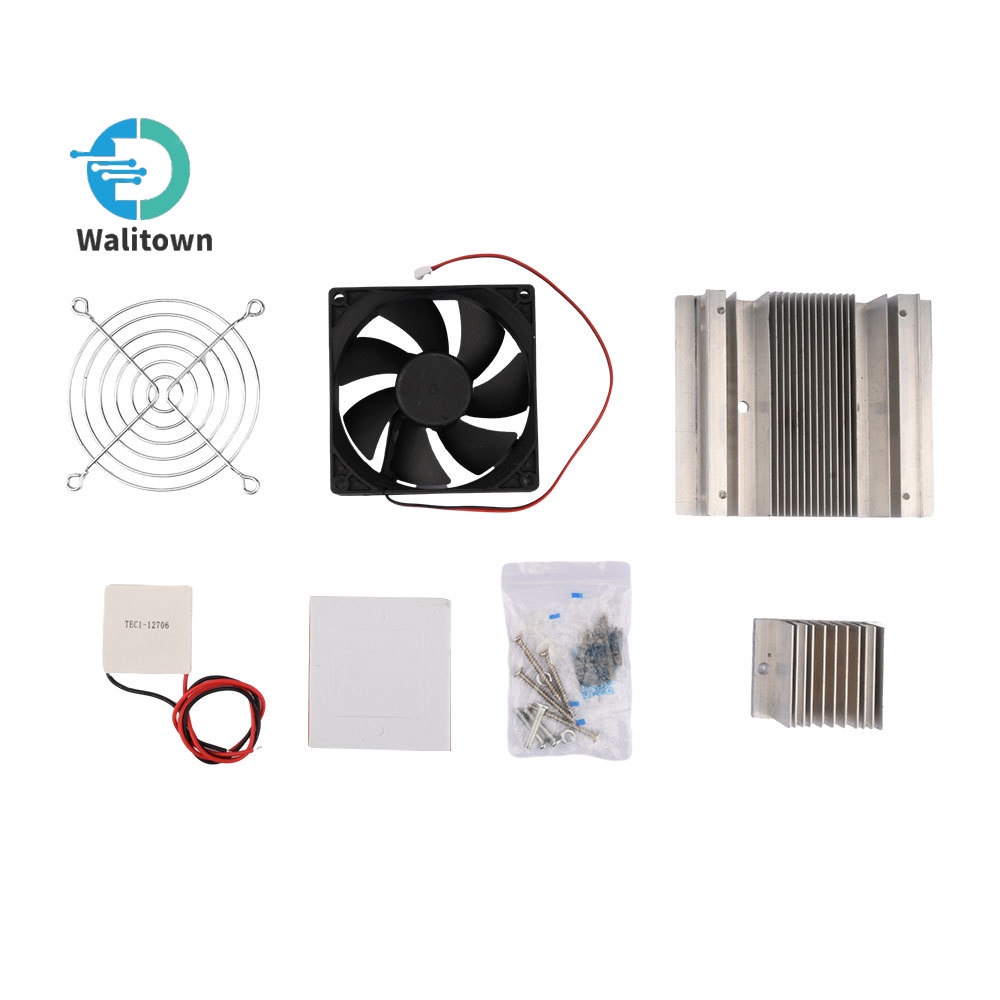 DC12V 0.16A TEC1-12706 Semiconductor Cooling Foil Heat Dissipation ...
