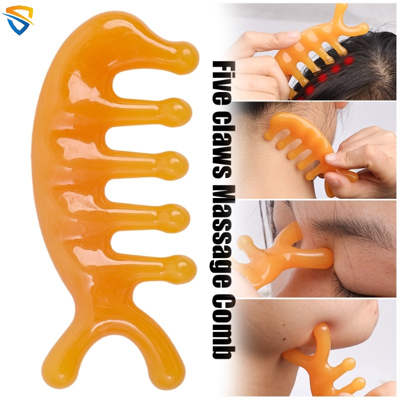 Multifunctional Massage Comb Promote Blood Circulation Scalp Meridian ...
