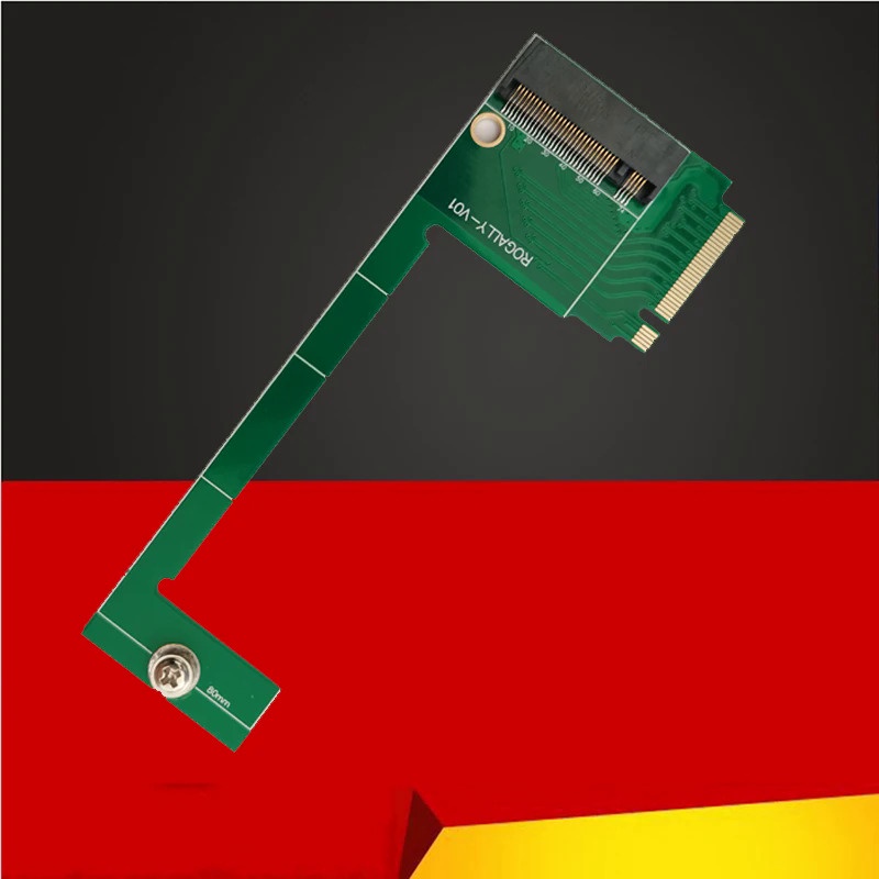 For Rogally SSD Adapter PCIE4.0 M.2 SSD Memory Card Riser Converter ...