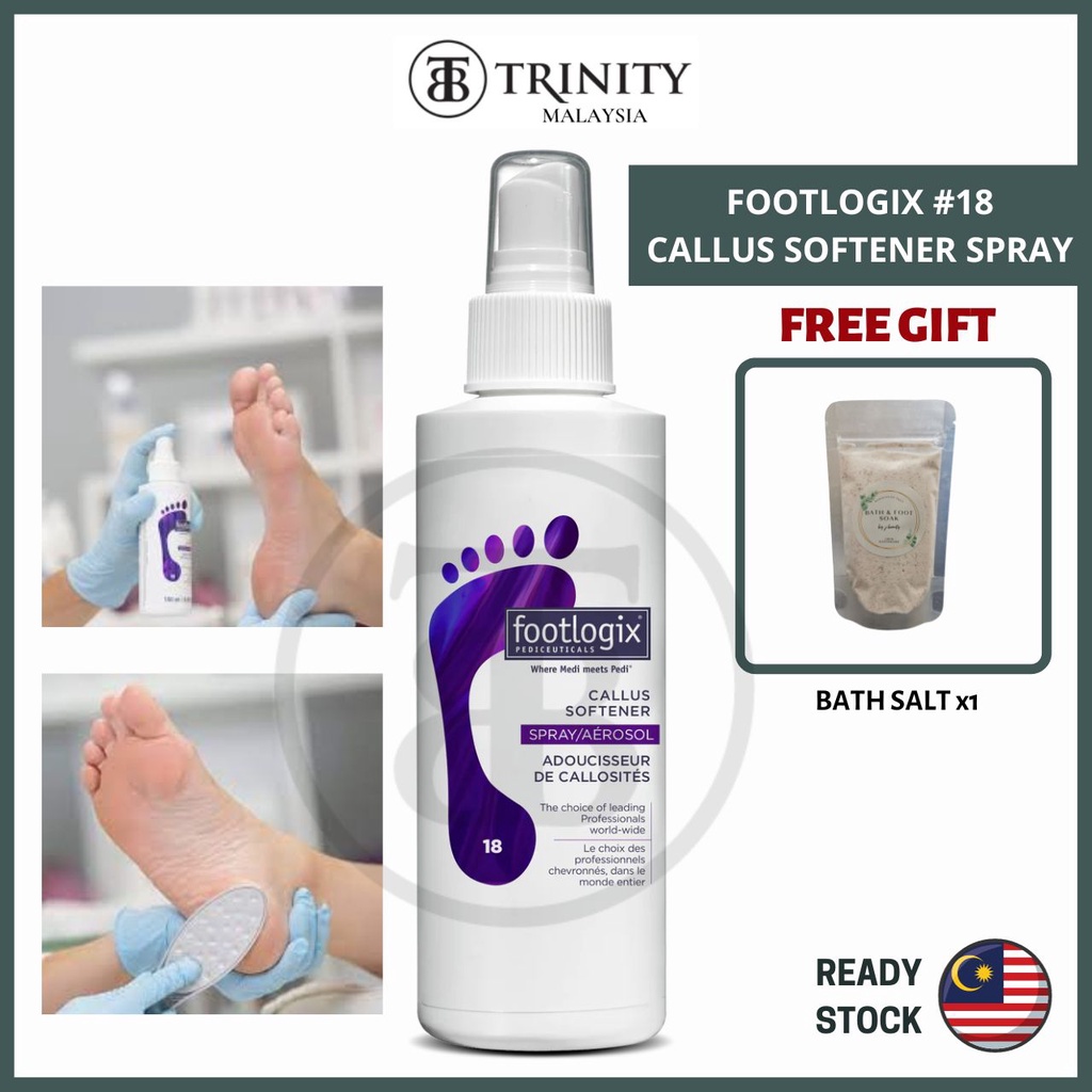 Footlogix Callus Softener Spray #18 180ml 脚硬皮软化剂 Callus Remove Dead ...