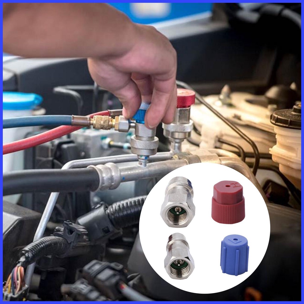 R12 to R134a Conversion Kit R12 R22 to R134A High/Low Fitting Port ...