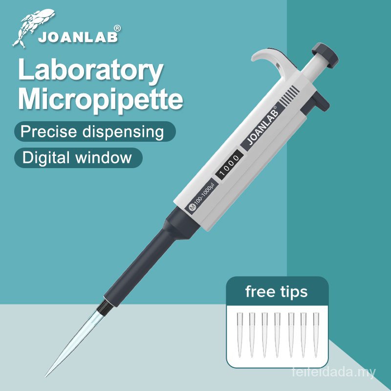 【In stock】JOANLAB Micropipette Laboratory Automatic Pipette Digital Adjustable Plastic Pipette ...