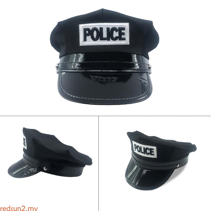 redsun2 Octagonal Police Hat for Cosplay Party Decoration Accessories ...