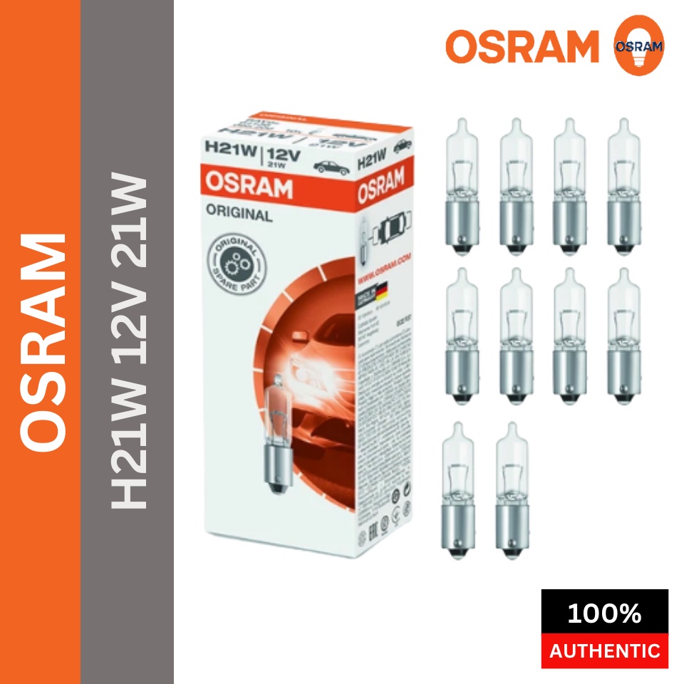 64136 OSR 12V H21W 21W Signal BAY9s Signal Lamp Parking Light Mercedes BMW Number Plate Light ...