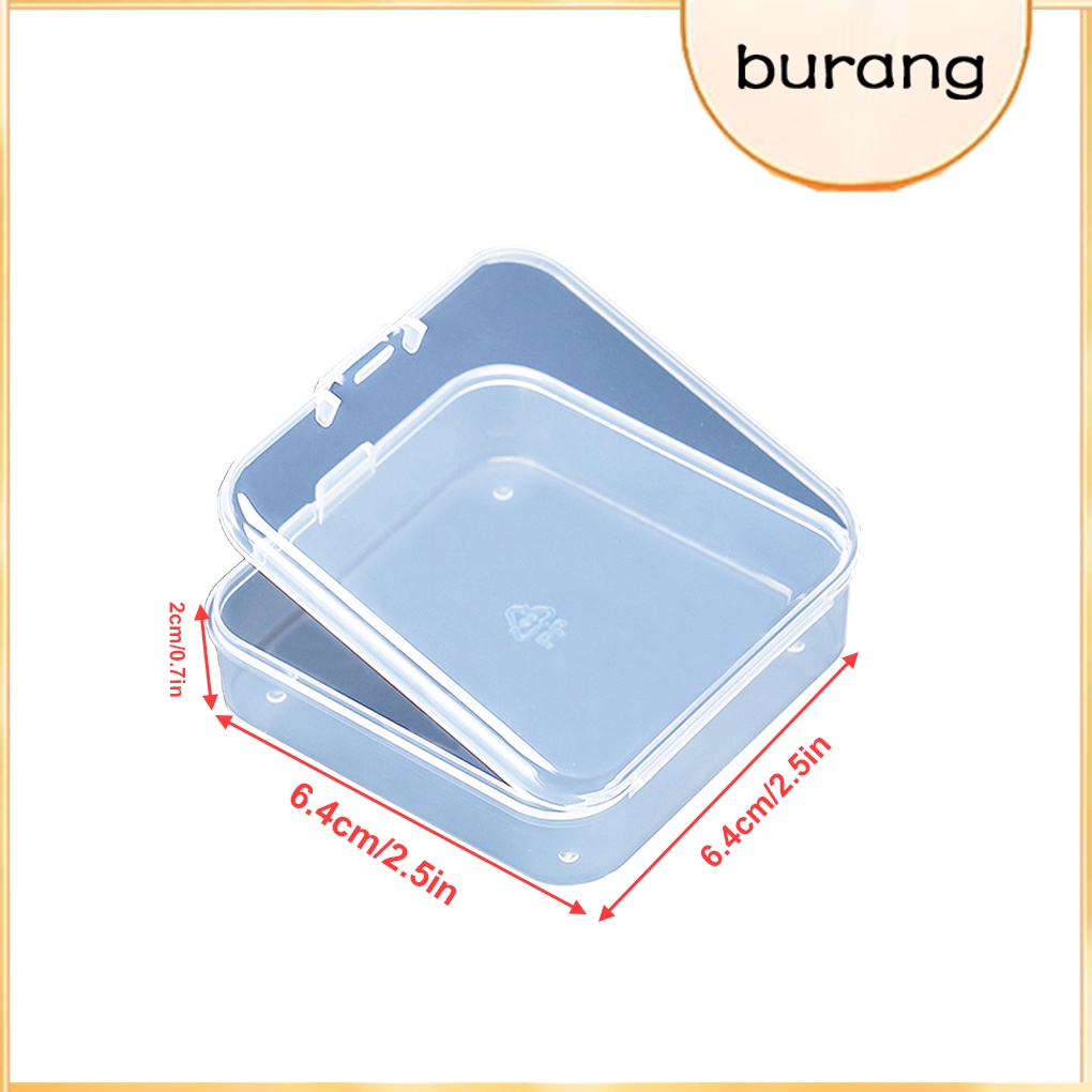 Portable Small Battery Box Square Tool Storage Cabinet with Hinged Lid ...