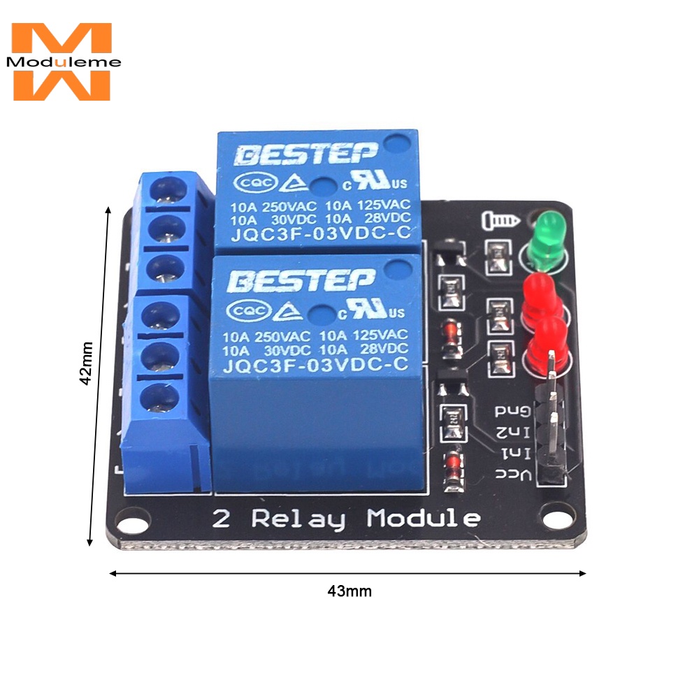 3V 1/2/4-Channel Relay Module Low Level Trigger Relay Module | Shopee ...
