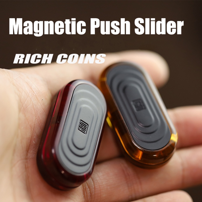 GAO Studio Rich Coin PC Magnetic Push Slider For Child Adult EDC Office ...