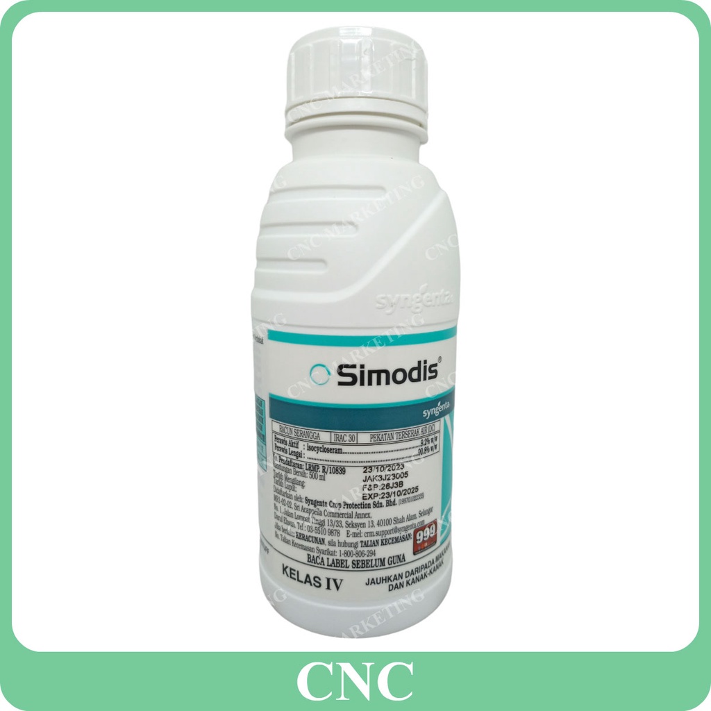 500ML Simodis Syngenta Insecticide Racun Serangga Isocycloseram 9.2% ...