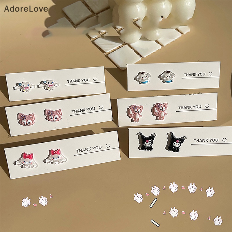 ADL Sweet Sanrio Hello Kitty Accessories Cartoon Jewelry Ear Studs ...