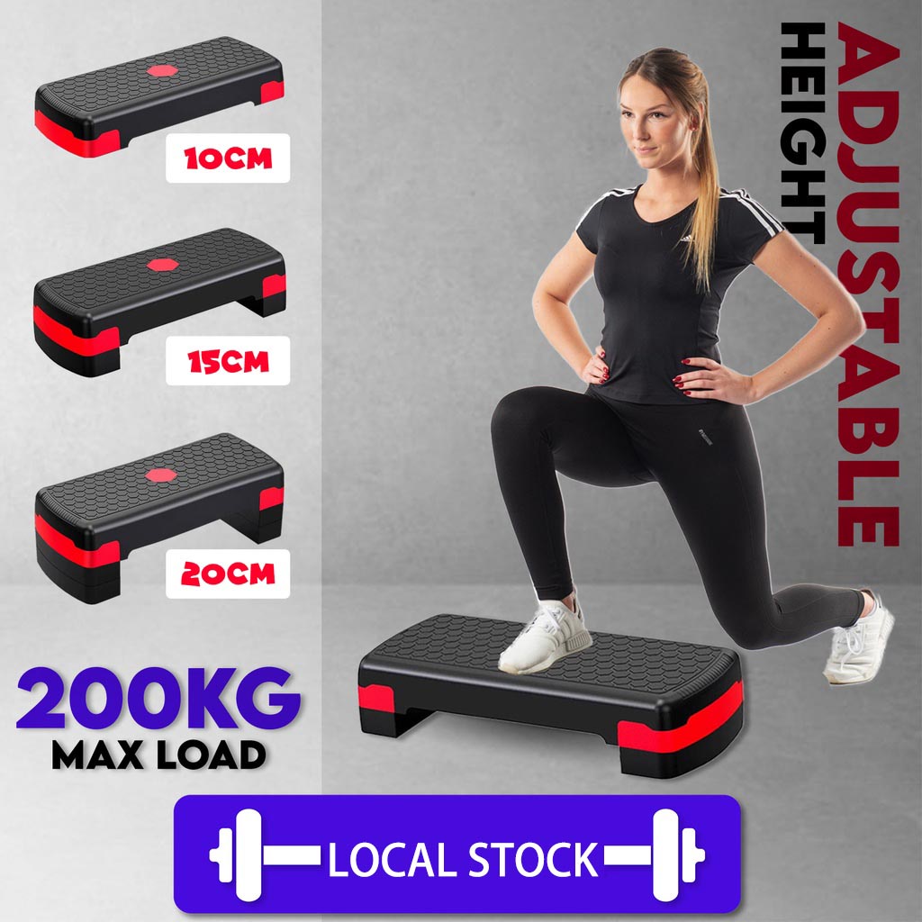 Aerobic Stepper Cardio Fitness Home Gym Exercise Step Block Board ...