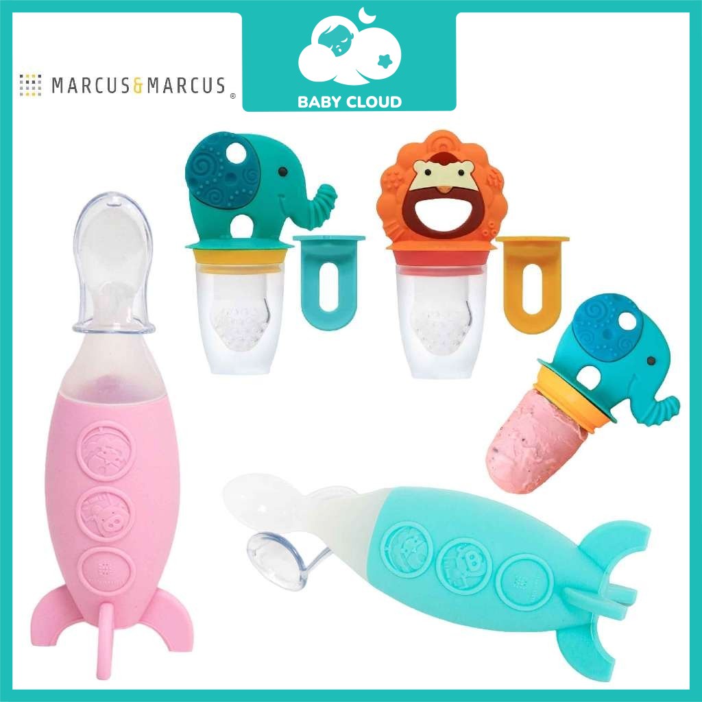 Marcus & Marcus Silicone Self Feeder N 'Pop | Feeding Spoon Dispenser ...