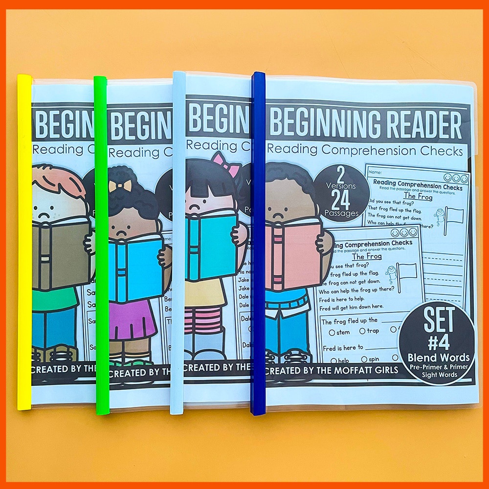 Begging Reader Reading Comprehension ChecksActivities Worksheets ...