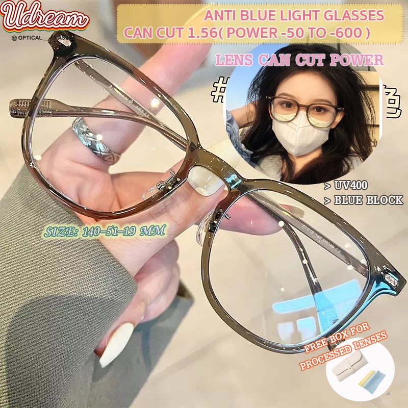 Anti-blue Light Glasses Anti-Radiation Anti-Ultraviolet Retro Glasses Frame TR90 Fashion Glasses ...