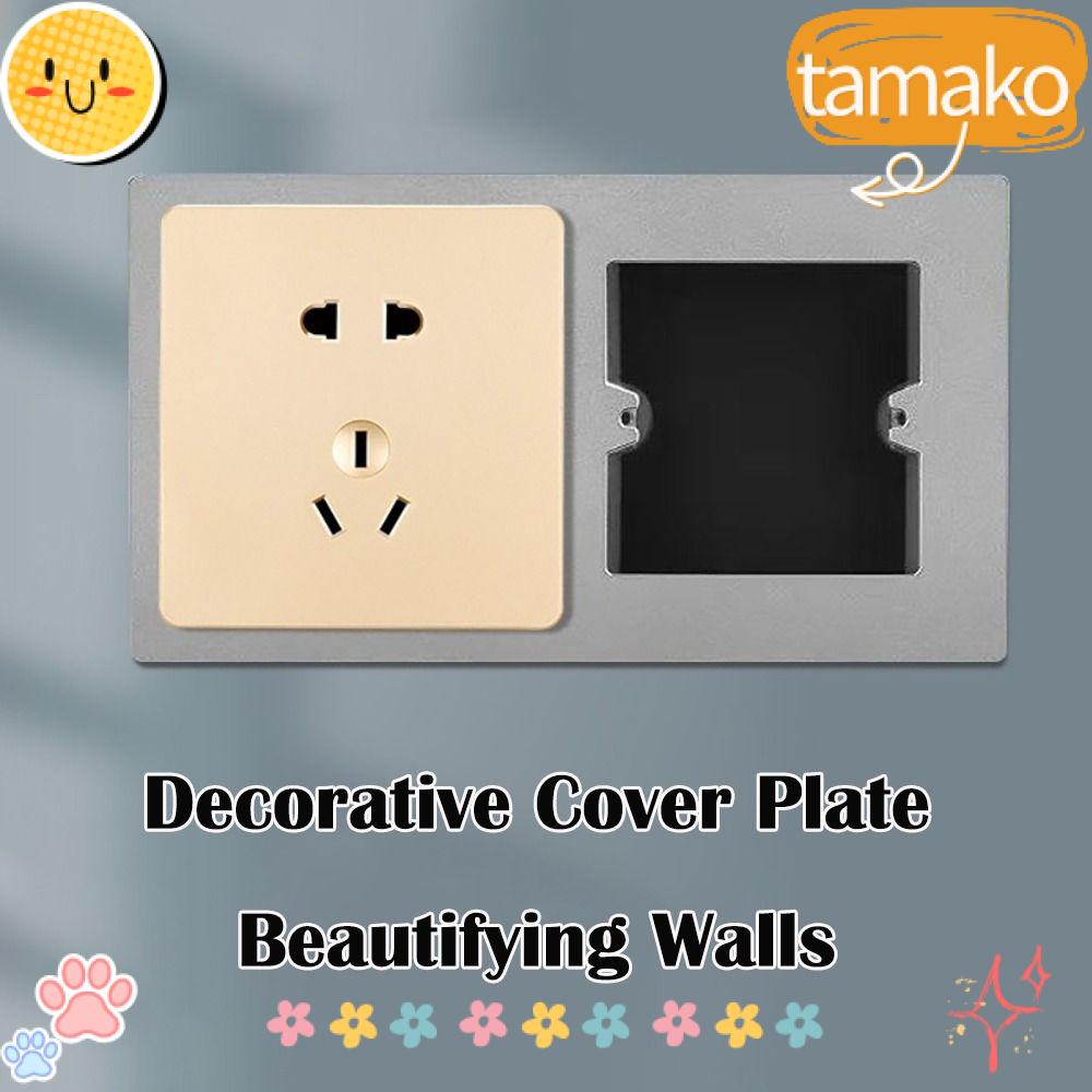 TAMAKO Switch Socket Panel, Plastic Universal Wall Panels, Wall Switch ...