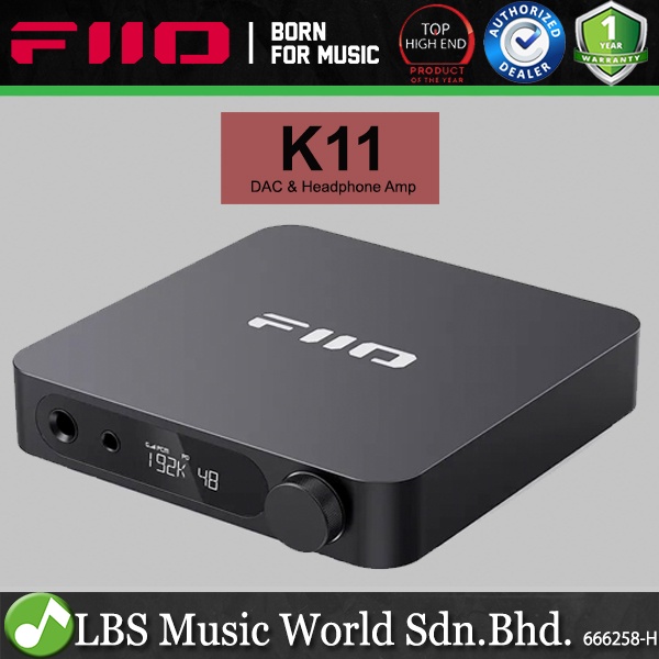 FiiO K11 1400 Watt Power Balance Desktop DAC Amp and Headphone ...