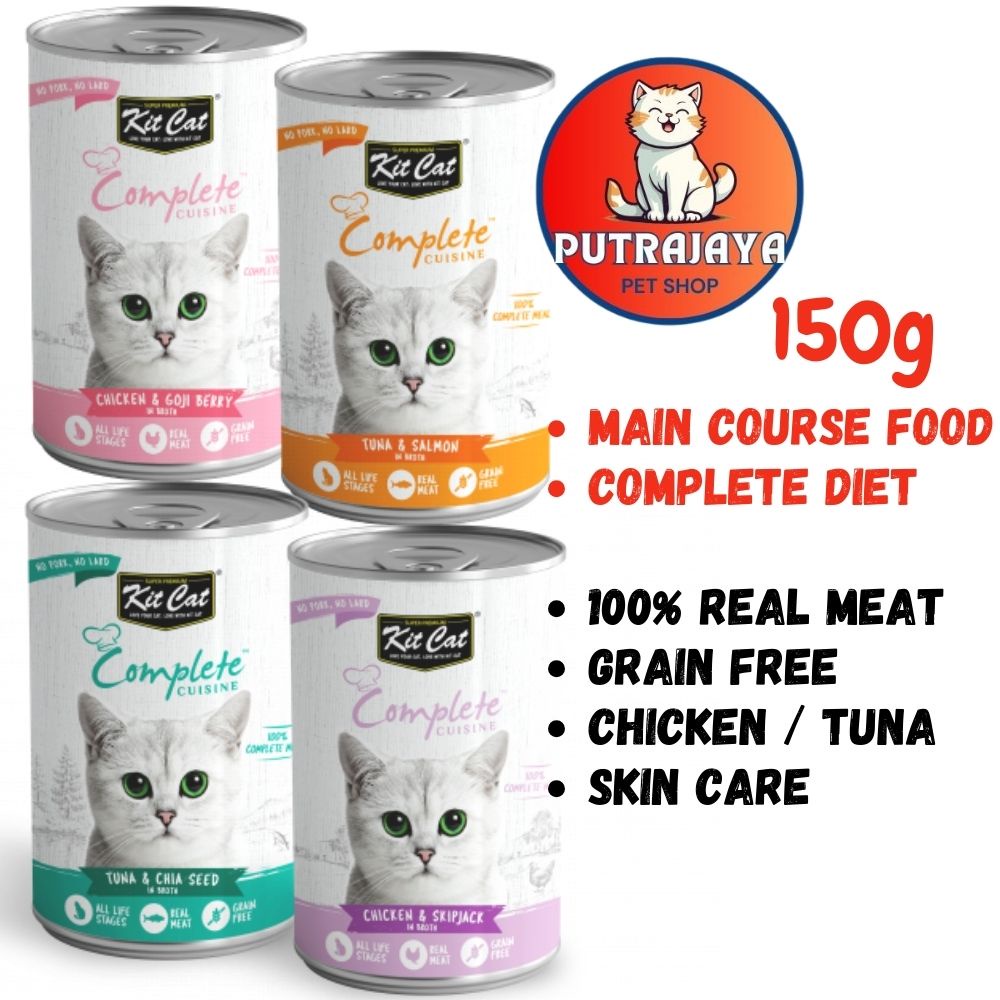 NEW PROMO! KIT CAT Complete Cuisine 150g (Grain Free)(Main Course Meal ...