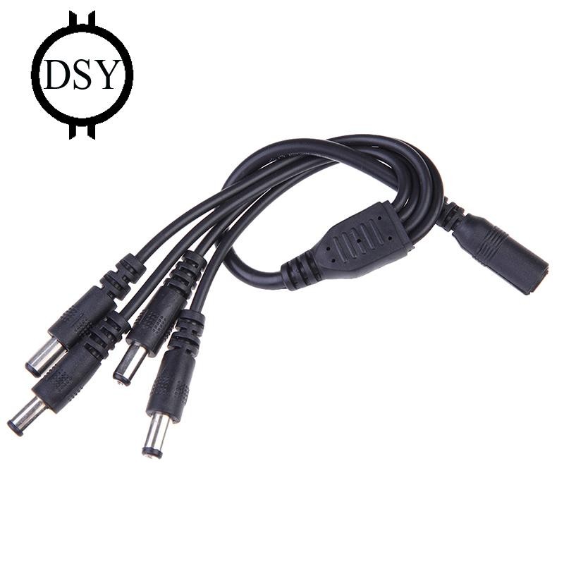CCTV Security Camera 2.1mm 1 to 4 Port Power Splitter Cable Pigtails ...