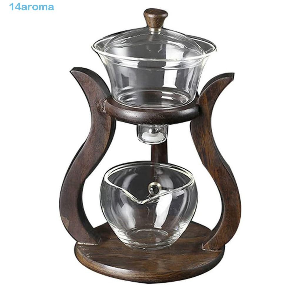 AROMA Semi-Automatic Teapot Set, with 6pcs Tea Cups Magnetic Water ...