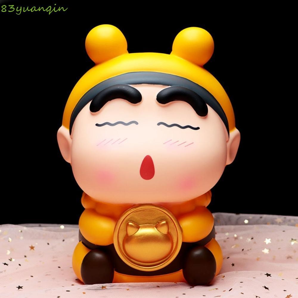 YUANQIN Crayon Shin Chan Money Boxes, Cos Bee Decorative Crayon Shin ...