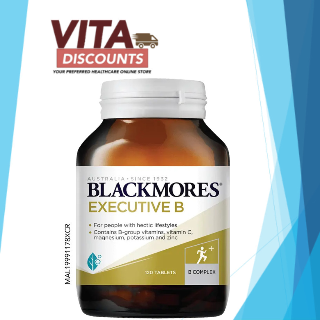 BLACKMORES EXECUTIVE B TABS 120S EXP01/2027 | Shopee Malaysia