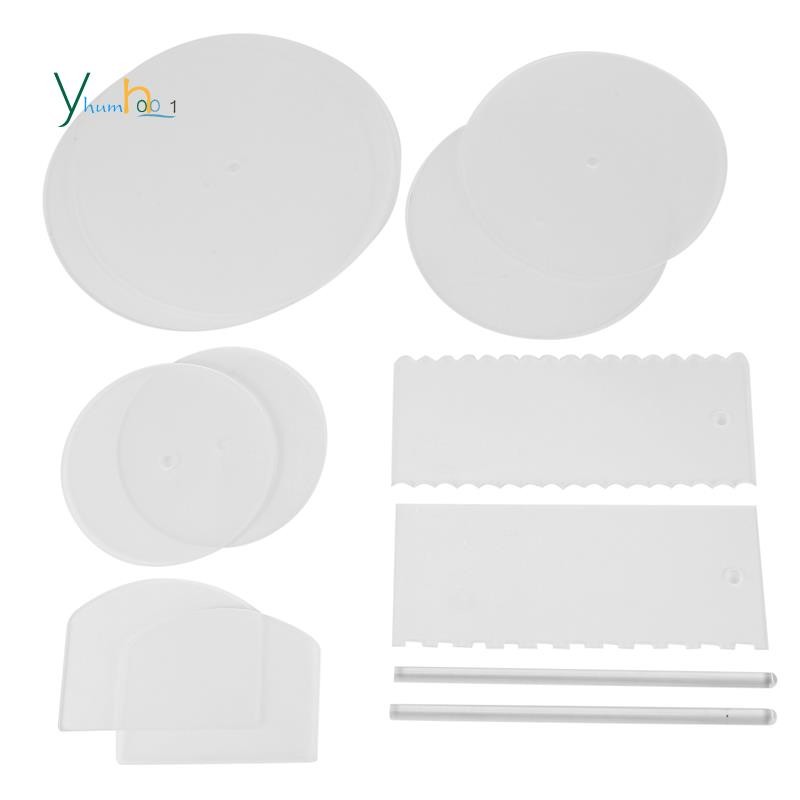 Acrylic Round Cake Discs Set,Buttercream Tiered Cake Decorating Tools ...
